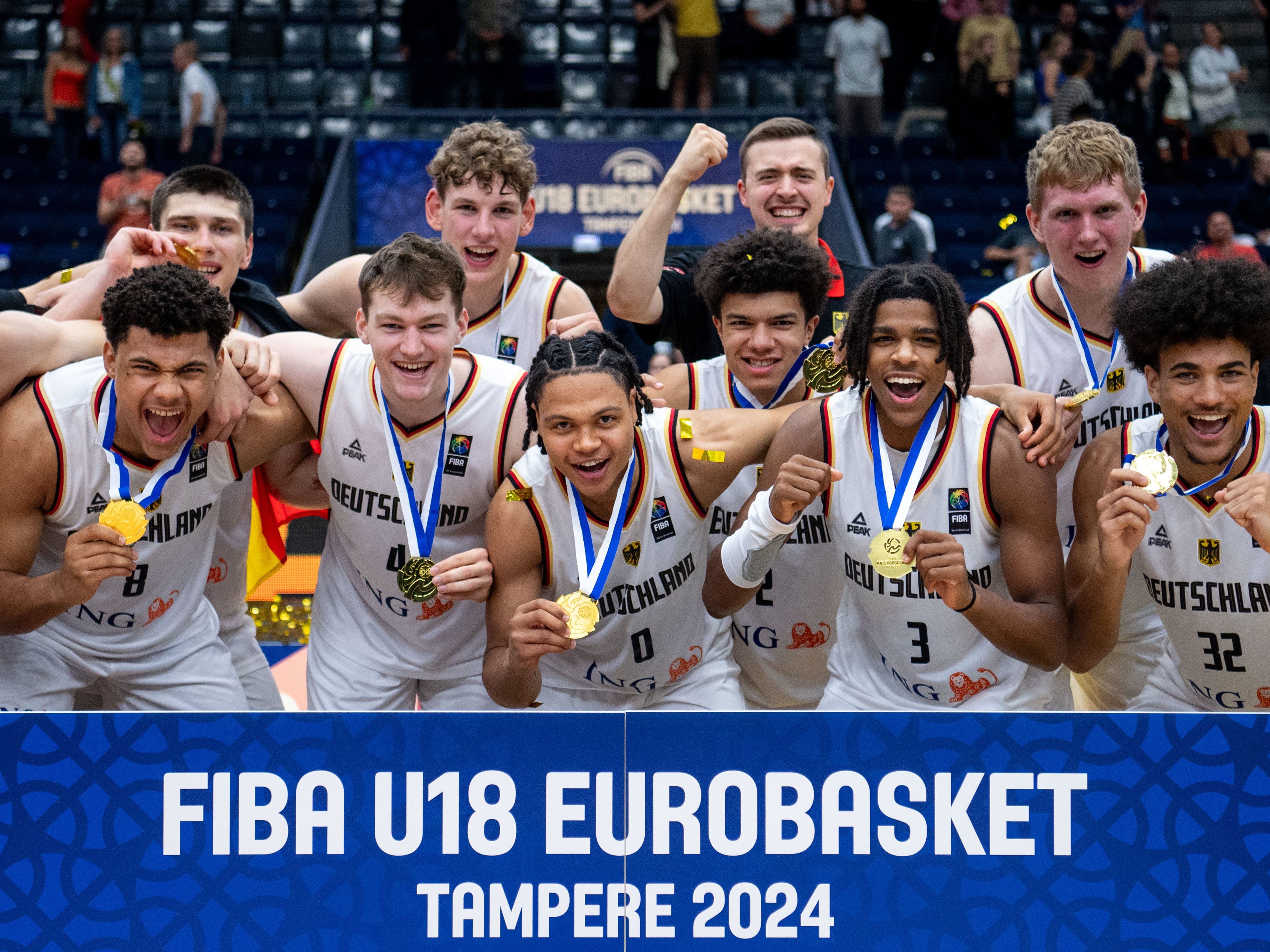 Jede Menge NBA-Potenzial: Das sind die U-18-Europameister des DBB ...