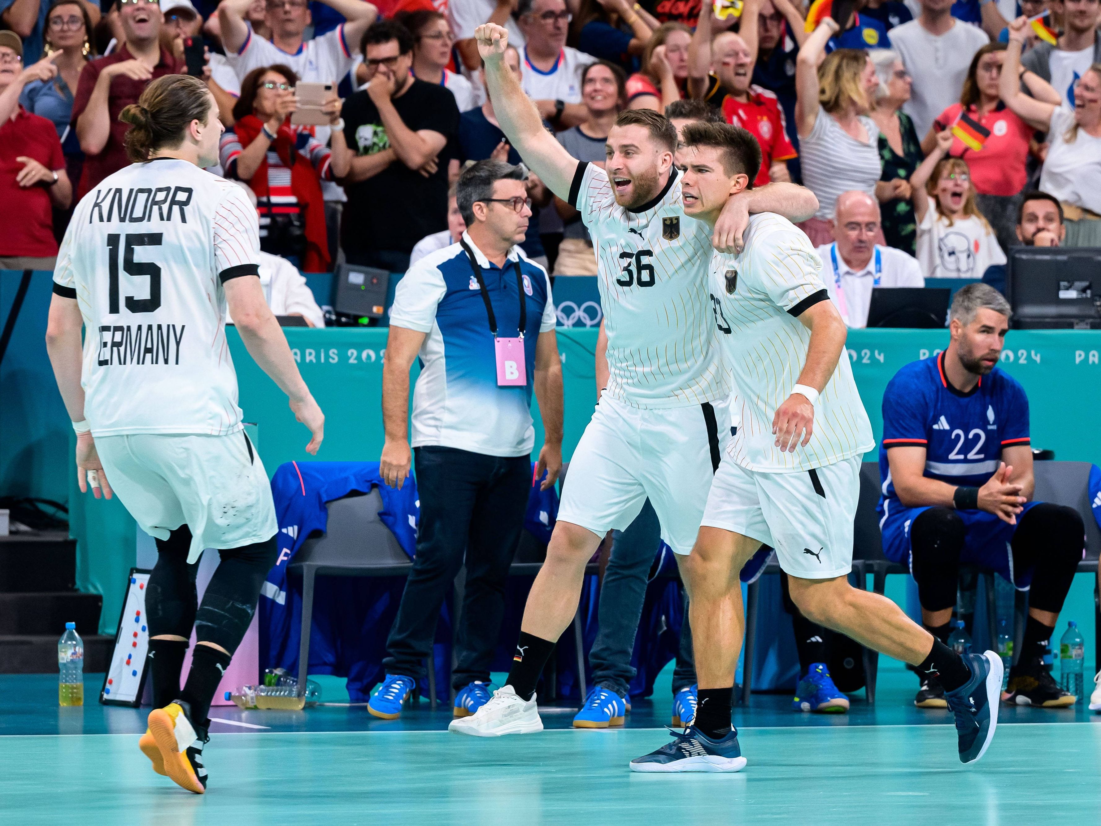 Handball im Liveticker: Olympia-Viertelfinale Deutschland - Frankreich ...