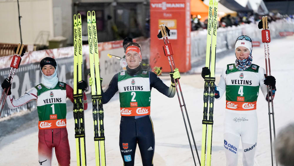 Erster Weltcup-Sieg: Kombinierer Schmid gewinnt Saisonauftakt - kicker