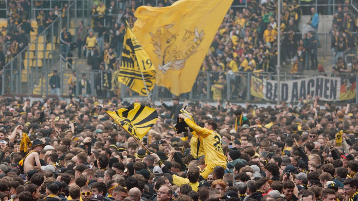 So feiert Alemannia Aachen den Aufstieg - kicker