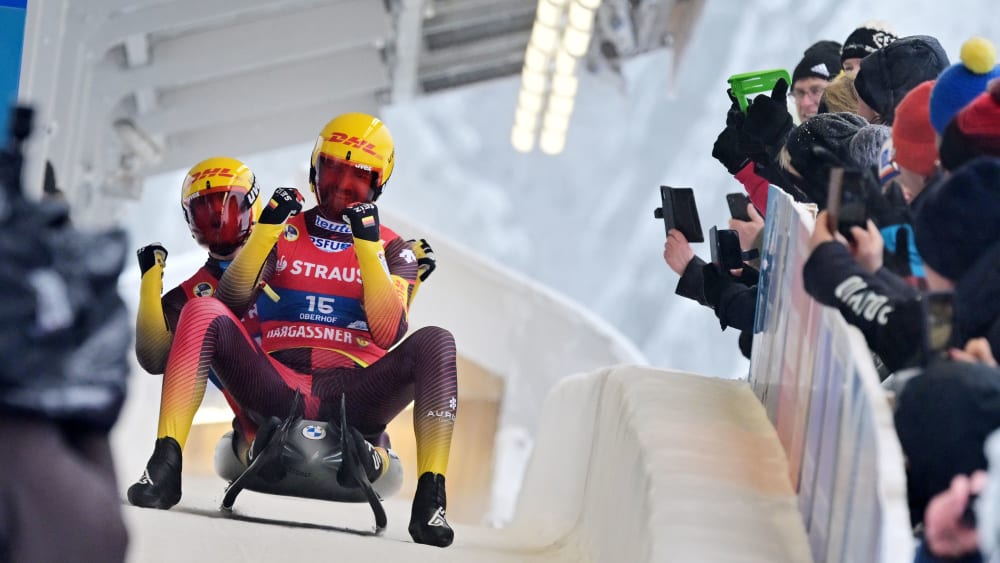 Traumstart bei Rodel-WM: Deutsche Sprint-Doppel holen Gold - kicker