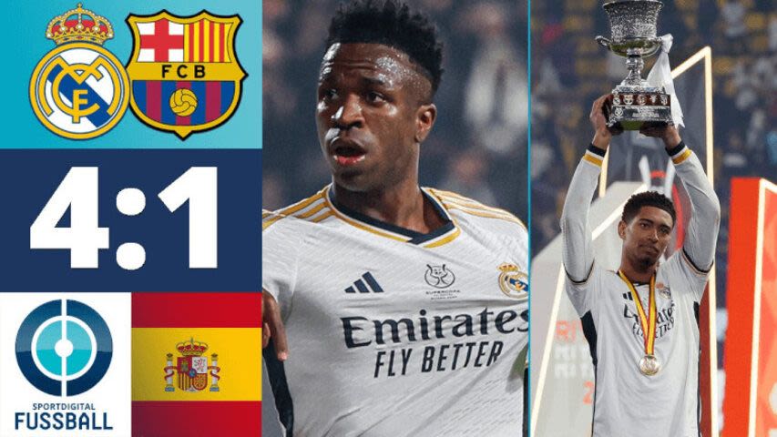 Video | Real Madrid - FC Barcelona 4:1 | Finale | Supercopa 2023 - kicker