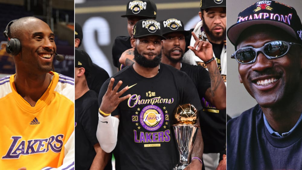 LeBron holt auf: Die NBA-Spieler mit den meisten Titeln - Basketball ...